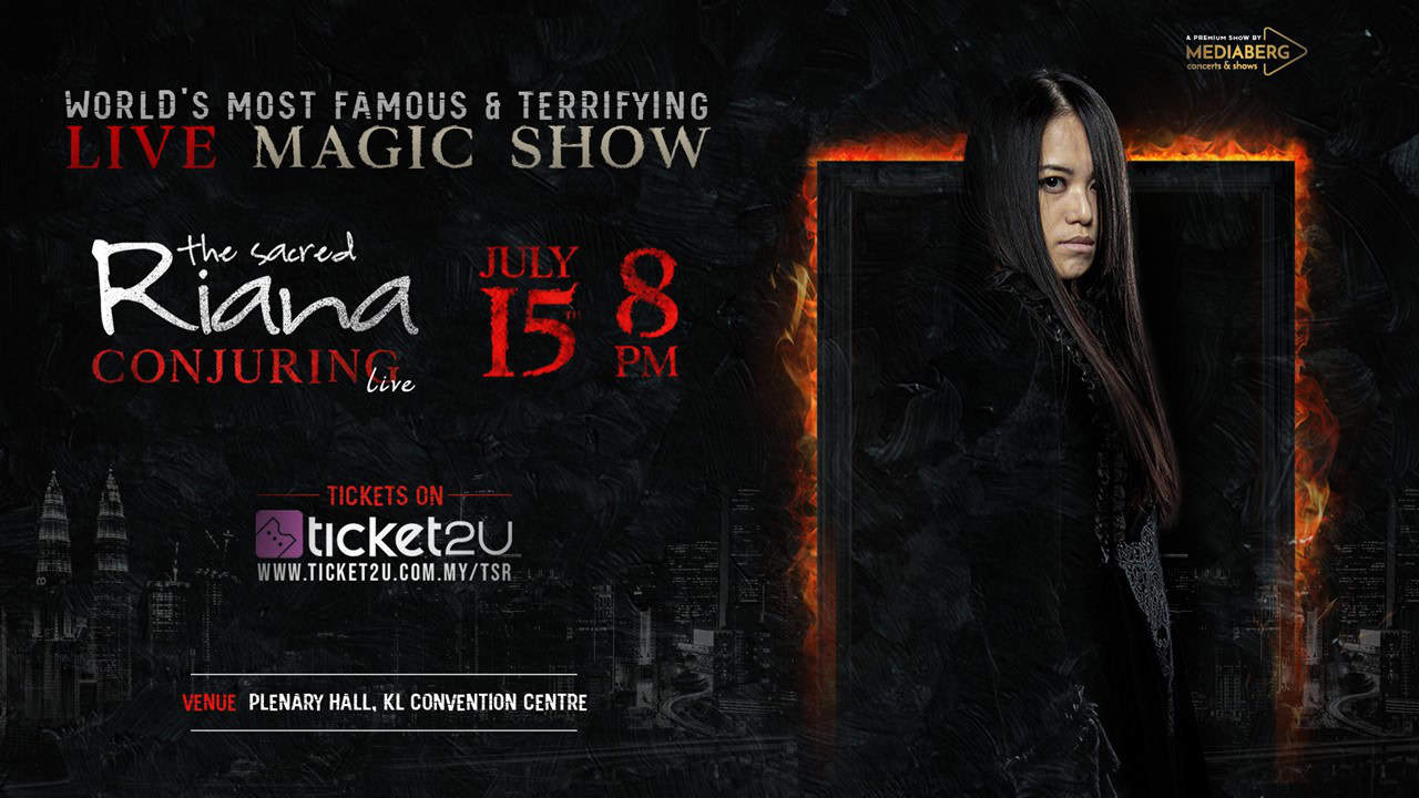 World's Most Famous & Terrifying Live Magic Show-The Sacred Riana ...